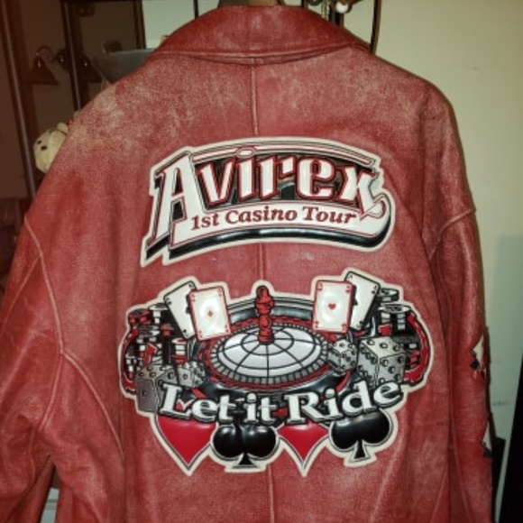 Avirex | Jackets & Coats | Red Avirex Leather Jacket | Poshmark